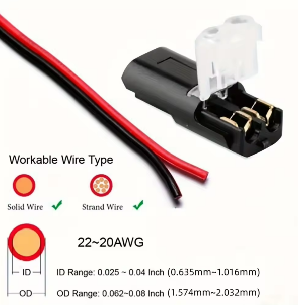 Universal Wire Splice Connector (pack of 2) – buckit.pk