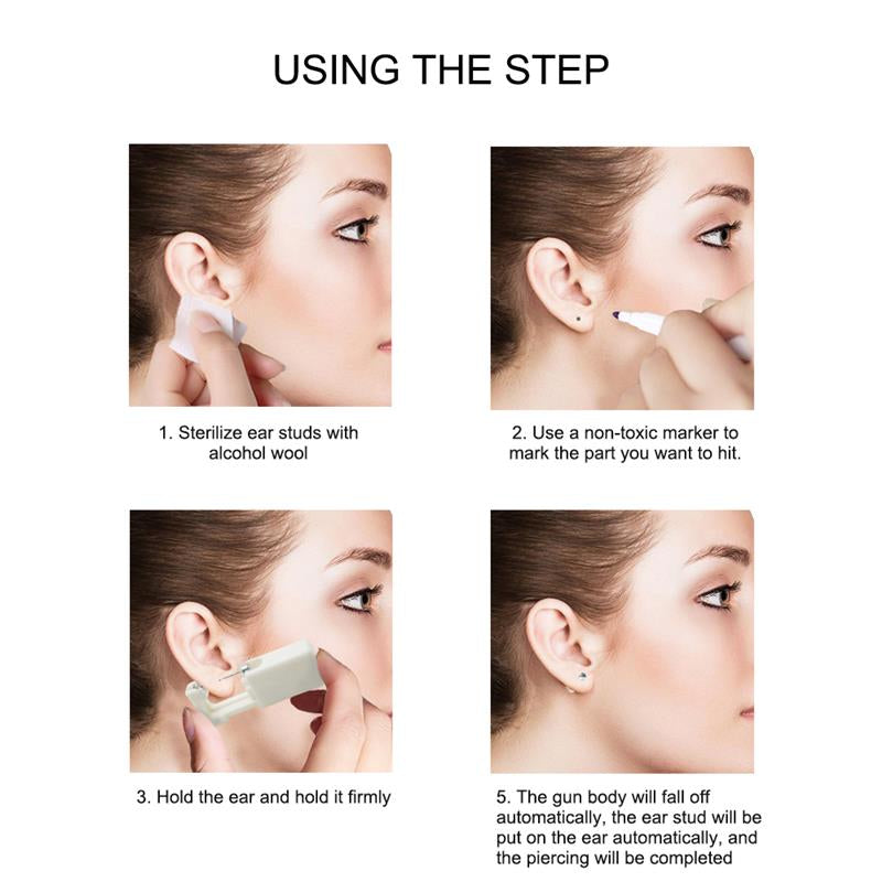 Painless Ear Piercing Tool kit – buckit.pk
